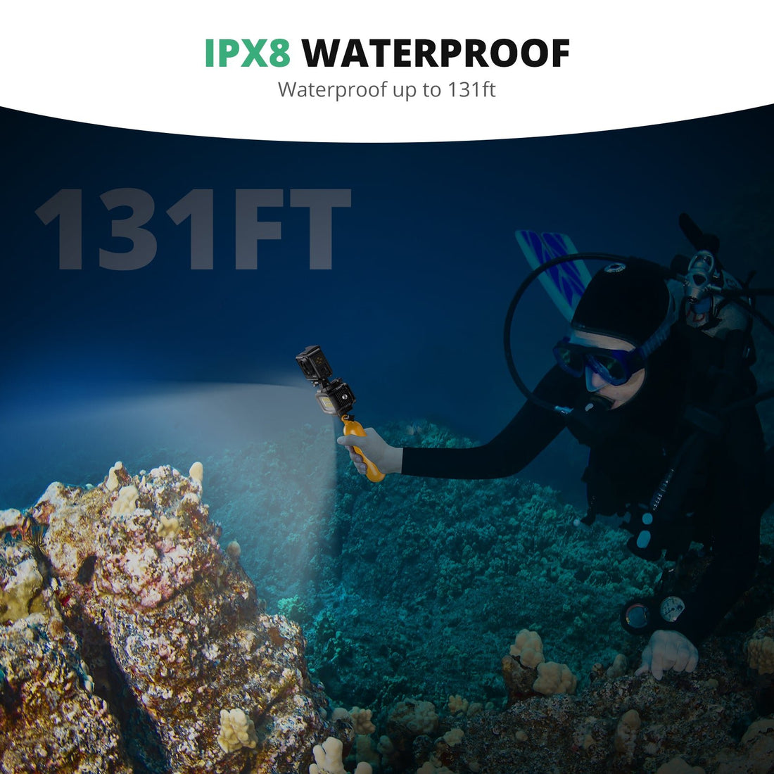 Underwater Action Camera Light | Akaso Diving Light | Shop-AKASO